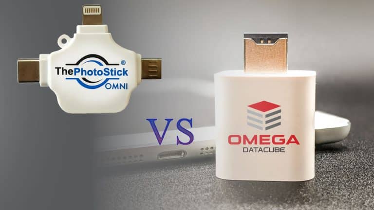 Omega DataCube vs. The PhotoStick Omni - Youneedthisgadget
